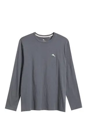 Tommy Bahama In Reel Life Luxe Cotton T-shirt - Turbulence