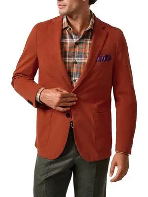 David Donahue Cotton Cashmere Sport Coat - Spice