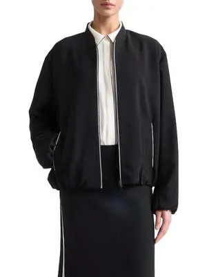Lafayette 148 New York Bomber Jacket - Black
