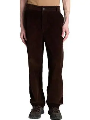 Moncler Straight Leg Corduroy Pants - Espresso