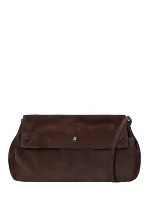 Staud Cy Oversized Clutch - Espresso