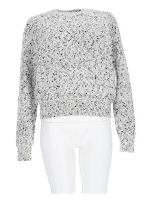 Isabel Marant Étoile Heathered Knit Crewneck Top - No
