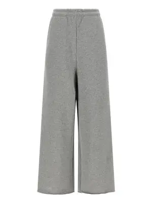 ENTIRE STUDIOS Wide Leg Elasticated Waist Cotton Pants - Grey