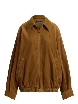 Ralph Lauren Corduroy Windbreaker Jacket - Tan