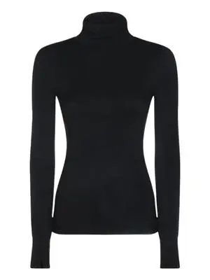 THOM KROM Roll-neck Long-sleeve Sweater - Black