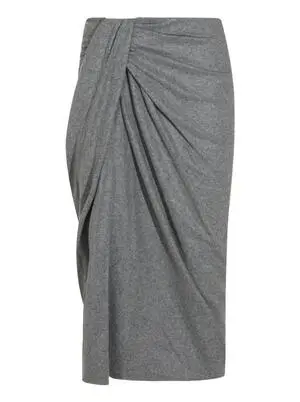 Isabel Marant Étoile Jeldia Knit Midi Skirt - Grey