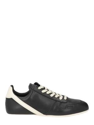Rick Owens Leather Low-top Sneakers - Black