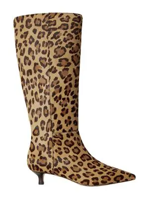 Ralph Lauren Francesca Print Tall Boot - Modern Leopard