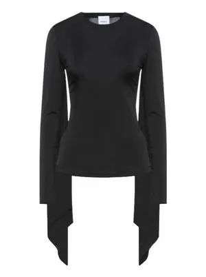 Burberry Long Sleeve Crewneck T-shirt - Black