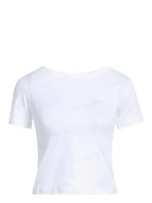 MAISON MARGIELA Short Sleeve Crew Neck T-shirt - White