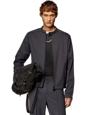 DIESEL® Wool Biker Jacket - Multicolor