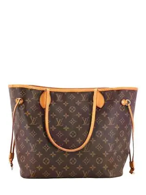 LOUIS VUITTON LOUIS VUITTON Monogram Canvas Tote Bag Brown