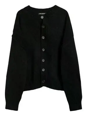 Our Legacy Pitch Slub-knit Cardigan - Black