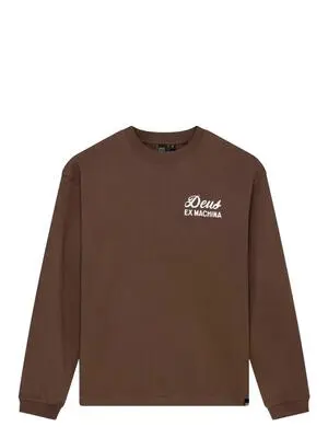 Deus Ex Machina Harajuku Sign Long-sleeve T-shirt - Brown