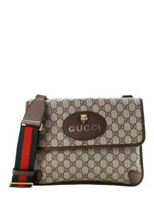 Gucci Neo Vintage Gg Coated Canvas Medium Messenger Bag - Brown
