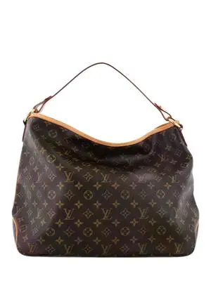 LOUIS VUITTON Monogram Canvas Mm Hobo Bag - Brown