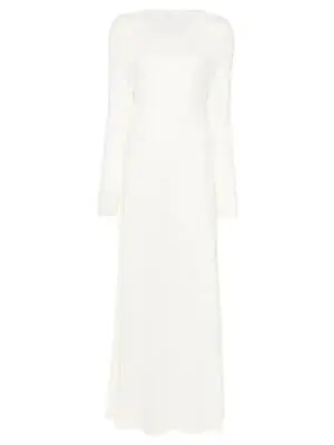 RUOHAN RUOHAN Aelin Ribbed Knit V-Neck Maxi Dress
