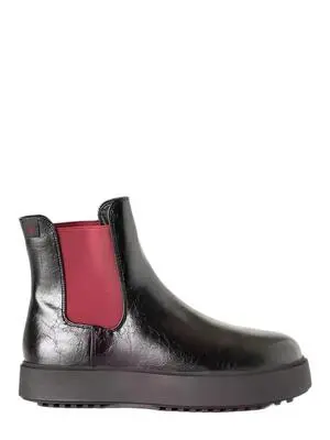 BENETTON Crinkled Effect Chelsea Boots