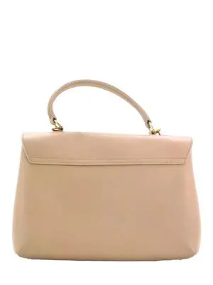 Celine Celine Nino Top Handle Bag Leather Medium Satchel Neutrals