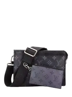 LOUIS VUITTON Gaston Wearable Wallet Crossbody Bag - Black
