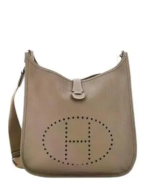 Hermès HERMÈS Evelyne Bag Gen III Clemence GM Grey