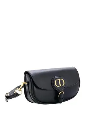 Dior Bobby Flap Bag East West Crossbody Bag - Black