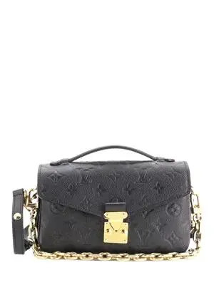 LOUIS VUITTON Pochette Metis Monogram Bag - Black