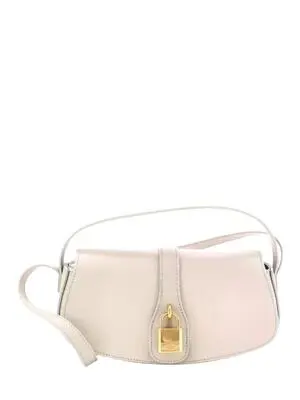 Celine Tabou Clutch With Strap Smooth Calfskin Shoulder Bag - Neutrals