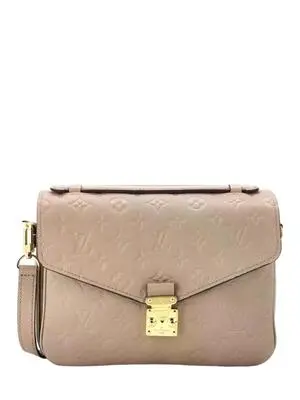 LOUIS VUITTON Monogram Empreinte Pochette Metis - Neutrals