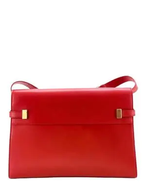 Saint Laurent Saint Laurent Manhattan Medium Shoulder Bag Red
