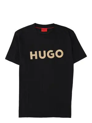 Hugo Logo T-shirt - Black