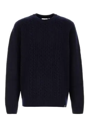 Carhartt Work In Progress Caster Knit Wool Blend Sweater - Blue