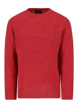 Howlin' 100% Fine Wool Crew Neck Sweater - Red