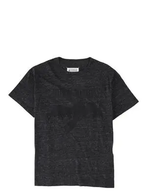 MAISON MARGIELA Cotton T-shirt With Graphic Print - Charcoal
