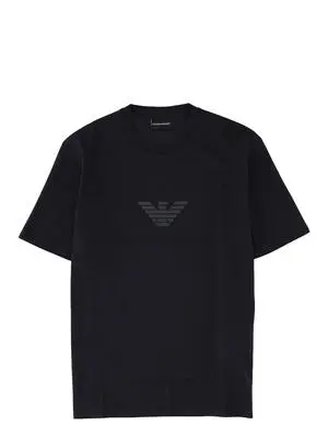Emporio Armani S Logo Graphic Crewneck T-shirt - Blue