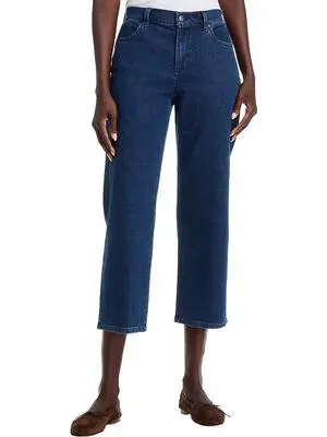 Eileen Fisher Straight Ankle Jeans - Medium Indigo