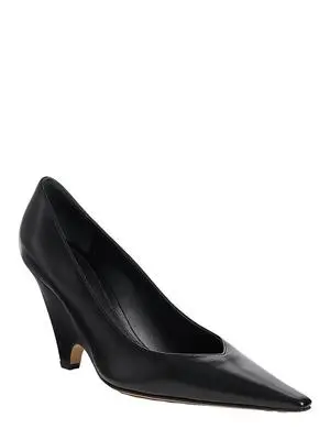 Bottega Veneta Pointed Toe Sculptural Heel Pumps - Nero