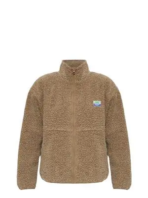 American Vintage Fleece Zip-up Jacket - Brown