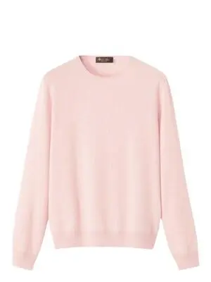 Loro Piana Sergio Crew-neck Sweater - Nude