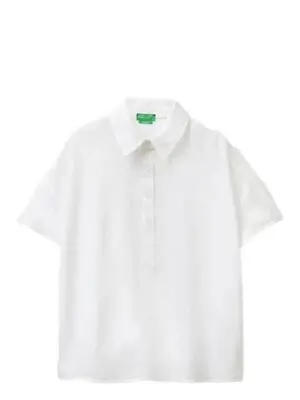 BENETTON Benetton Short-Sleeved Blouse White