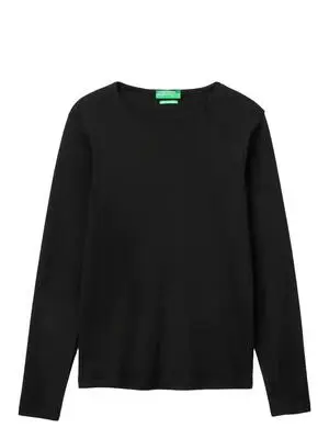 BENETTON Long-sleeve T-shirt - Black