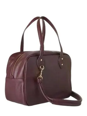BENETTON BENETTON Grained Leather Tote Bag