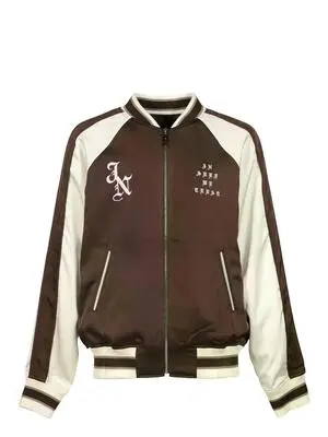 JUN/NAKAYAMA Souvenir Bomber Jacket - Brown
