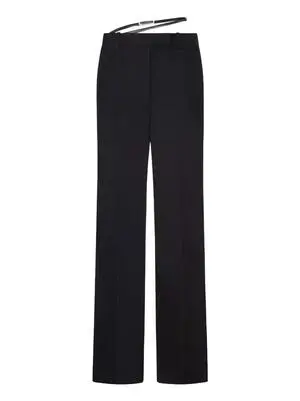 TOM FORD Straight-leg Tailored Trousers - Black
