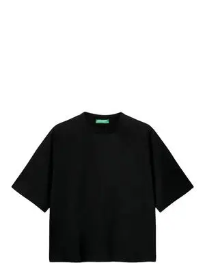 BENETTON Crew Neck T-shirt - Black