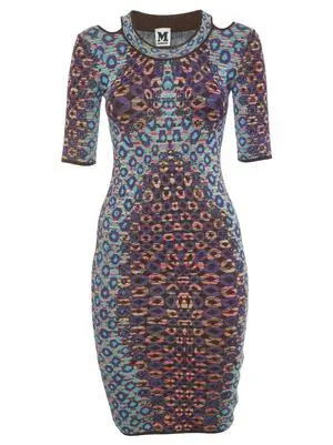 Missoni Geometric Knit Dress - Blue