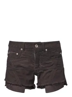 Rick Owens Lana Denim Shorts - Brown