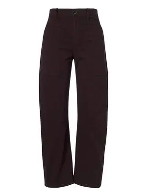 Velvet By Graham & Spencer Brylie Barrel-leg Jeans - Brown