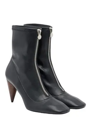 Stella McCartney Zip-up Ankle Boots - Black