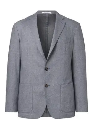 Eleventy Wool, Cotton, And Cashmere Blazer - Blue